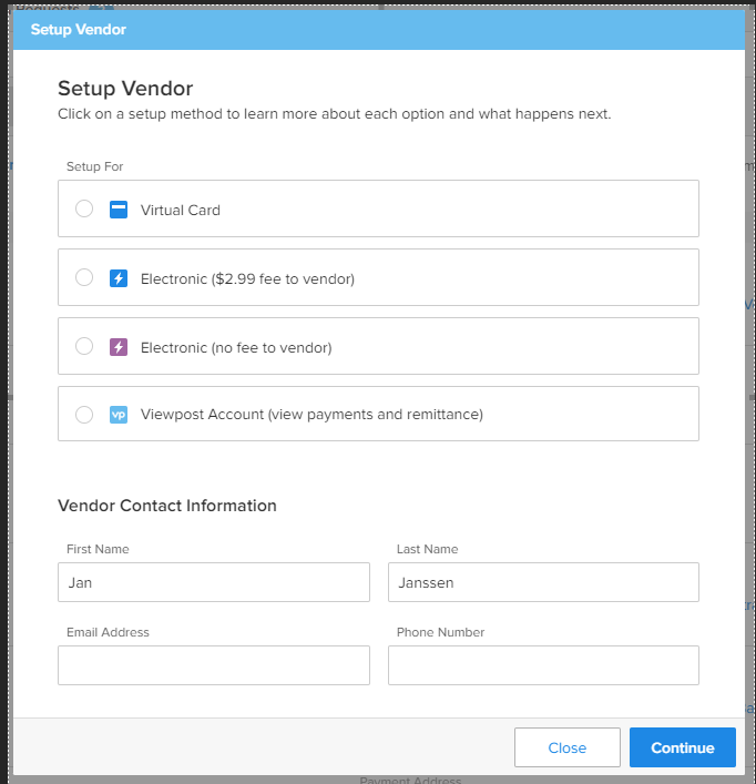 Invite Vendor – Viewpost Support Center